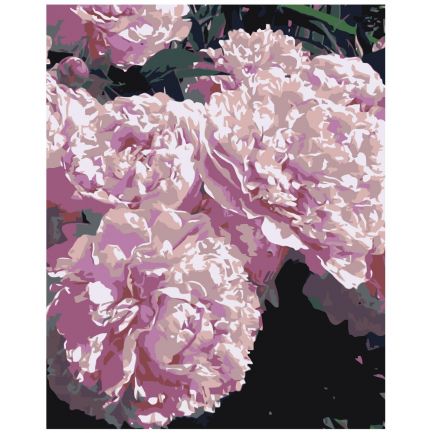 Gleznas pēc numuriem NEGV-56, Puķes